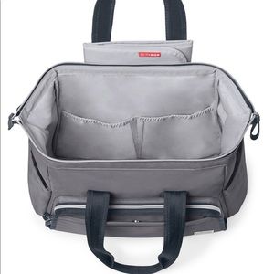 Skip Hop | Bags | Skip Hop Mainframe Wide Open Diaper Satchel Slate ...